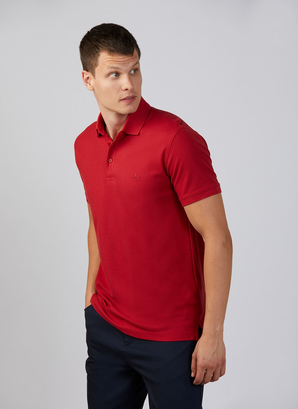 Polo Pima Piquet Essentials Dudalina Masculina - Dudalina